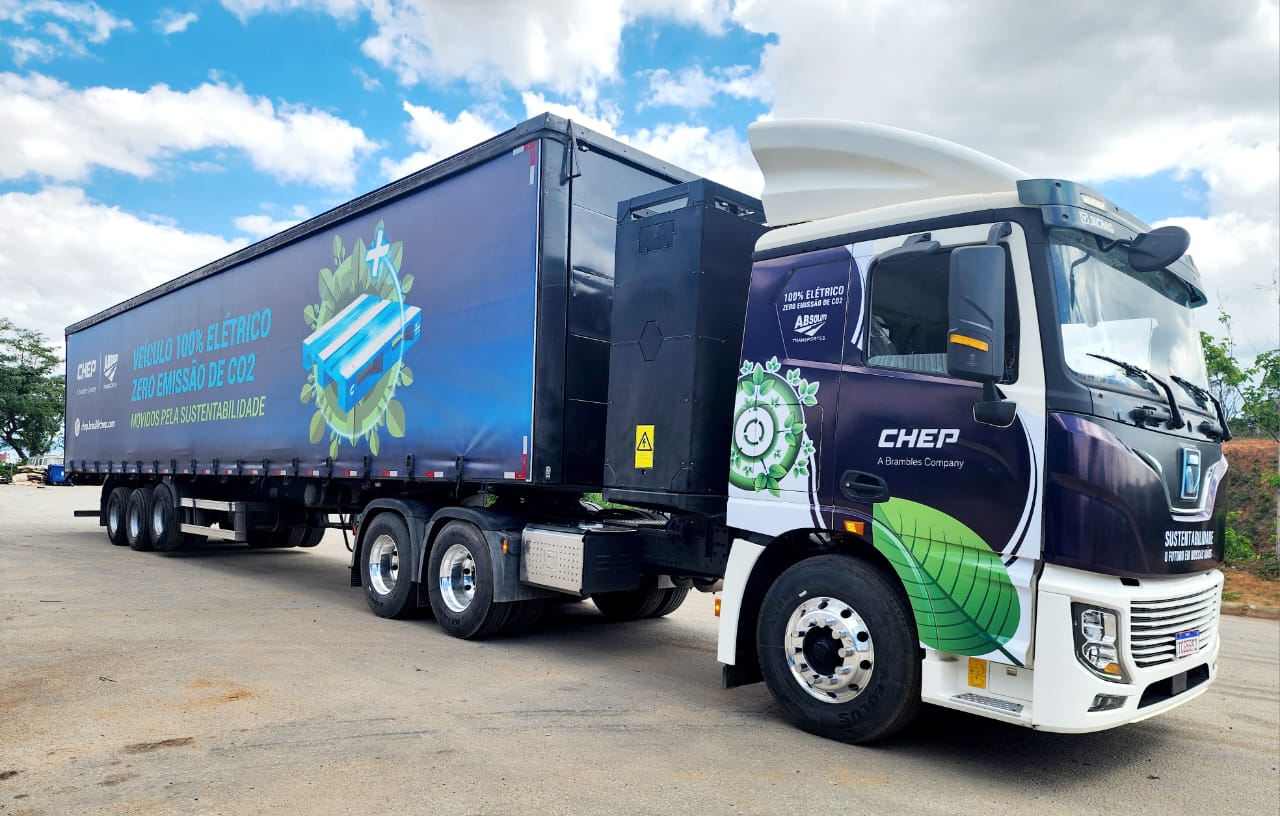 CHEP inicia operação com caminhão 100% elétrico com zero emissão de CO2 ...